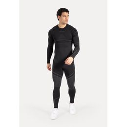 Smilodox Thermo Outfit Set Tarian Seamless in Schwarz | Gr.: M