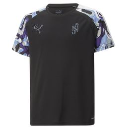 Puma Funktionsshirt 'Neymar' Jungen Gr&ouml;&szlig;e 140 indigo / hellblau / schwarz / wei&szlig;