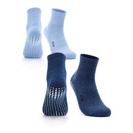 Occulto Sportsocken 'Stopper Madeleine' Damen Gr&ouml;&szlig;e 35/38 navy / hellblau