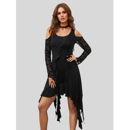 Lapaplus Kleid Damen Gr&ouml;&szlig;e 42 schwarz Winterkleid