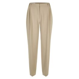 Madeleine Mode Madeleine Bundfaltenhose Damen Gr&ouml;&szlig;e 40 beige