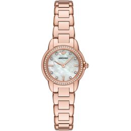 Emporio Armani Uhr Damen Gr&ouml;&szlig;e One Size ros&eacute; / perlwei&szlig;