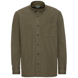 Camel Active Langarm Hemd aus reiner Baumwolle Herren Gr&ouml;&szlig;e 4XL oliv