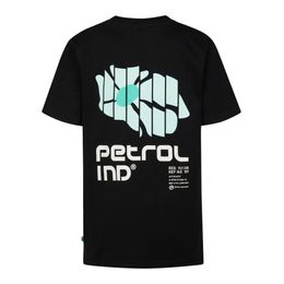PETROL INDUSTRIES Shirt 'Aguila' Jungen Gr&ouml;&szlig;e 164 blau / schwarz / wei&szlig;