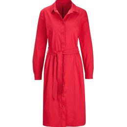 GOLDNER Kleid Damen Gr&ouml;&szlig;e 50 rot Winterkleid