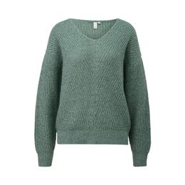 QS Pullover Damen Gr&ouml;&szlig;e L grau / jade