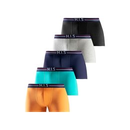 H.I.S. H.I.S Boxershorts Herren Gr&ouml;&szlig;e S marine / t&uuml;rkis / orange / schwarz