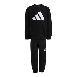 adidas Sportswear Trainingsanzug 'Essentials' Jungen Gr&ouml;&szlig;e 128 schwarz / offwhite