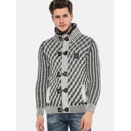 Cipo & Baxx Cipo & Baxx Strickjacke Herren Gr&ouml;&szlig;e M grau / anthrazit