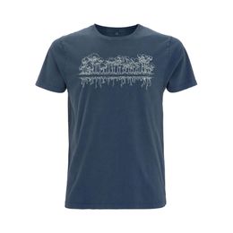 Life-tree Shirt 'Fairwear Organic Mirror' Herren Gr&ouml;&szlig;e M blau