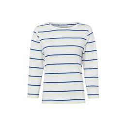 Marie Lund Shirt Damen Gr&ouml;&szlig;e S ecru / blau / gelb