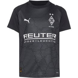 Puma Trikot 'Borussia M&ouml;nchengladbach 25/26' Jungen Gr&ouml;&szlig;e 176 schwarz / wei&szlig;