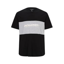 Jack & Jones Plus Jack & Jones Plus T-Shirt Herren Gr&ouml;&szlig;e XXXL grau / schwarz / wei&szlig;