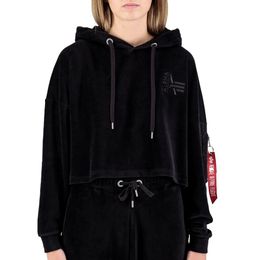 Alpha Industries Sweatshirt 'Frottee COS' Damen Gr&ouml;&szlig;e XS schwarz
