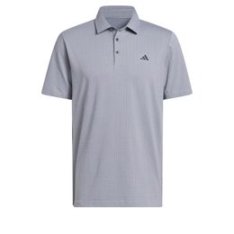 adidas Performance Funktionsshirt 'PERFORMANCE TEXTURED POLO' Herren Gr&ouml;&szlig;e XS hellgrau / schwarz / wei&szlig;