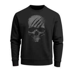 Neverless Sweatshirt 'Skull Gym' Herren Gr&ouml;&szlig;e XS schwarz