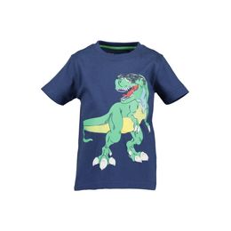Blue Seven T-Shirt Jungen Gr&ouml;&szlig;e 128 dunkelblau / hellgelb / mint / rot