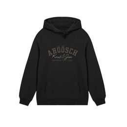 F4NT4STIC Sweatshirt 'Knut & Jan Hamburg Ah&ouml;&ouml;sch' Herren Gr&ouml;&szlig;e M braun / hellbraun / schwarz