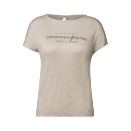 Cecil Shirt Damen Gr&ouml;&szlig;e XXXL dunkelbeige / beigemeliert