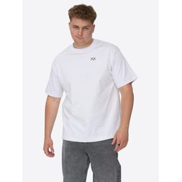 Dxnmxrk T-Shirt 'Gya' Herren Gr&ouml;&szlig;e XL schwarz / wei&szlig;