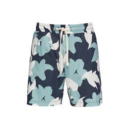 QS Shorts Herren Gr&ouml;&szlig;e 38 navy / cyanblau / wei&szlig;