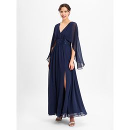 Swing Kleid Damen Gr&ouml;&szlig;e 42 marine Winterkleid