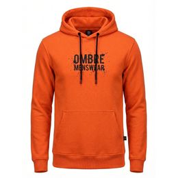 Ombre Sweatshirt Herren Gr&ouml;&szlig;e XL orange