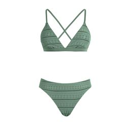 Cupshe Bikini 'DAA12C5D035QQ' Damen Gr&ouml;&szlig;e S gr&uuml;n