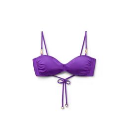 CALZEDONIA Bikinitop Damen Gr&ouml;&szlig;e 70/80 aubergine