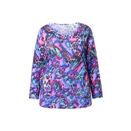 Angel of Style T-Shirt Damen Gr&ouml;&szlig;e XXL lila / violettblau / pink / schwarz