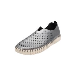 Ilse Jacobsen Slipper 'Tulip' Damen Gr&ouml;&szlig;e 40 silber