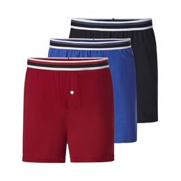 Babista 3er Pack Boxershorts ' Lunoro ' Herren Gr&ouml;&szlig;e M/L rot