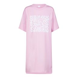 Mey Nachthemd 'Solid Love' Damen Gr&ouml;&szlig;e XS pink / wei&szlig;