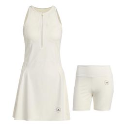 adidas by Stella McCartney Set: Sportkleid und Sportshorts 'Training' Damen Gr&ouml;&szlig;e M/L offwhite