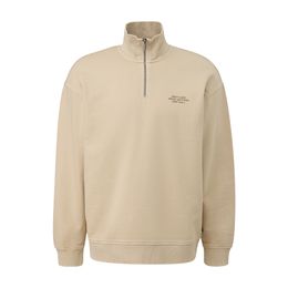 QS Sweatshirt Herren Gr&ouml;&szlig;e L beige / braun