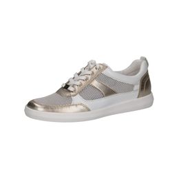 Caprice Sneaker Damen Gr&ouml;&szlig;e 41 gold / wei&szlig;