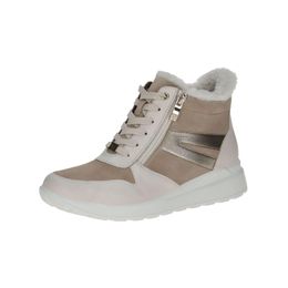 Caprice Sneaker Damen Gr&ouml;&szlig;e 38 dunkelbeige / gold / wei&szlig;
