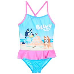 Bluey Badeanzug 'Bluey & Bingo' M&auml;dchen Gr&ouml;&szlig;e 98 aqua