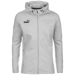 Puma Sportsweatjacke Herren Gr&ouml;&szlig;e M grau / schwarz