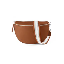 Lepelou G&uuml;rteltasche 'CHIARA large' Damen Gr&ouml;&szlig;e 30 cm x 19 cm x 9 cm cognac