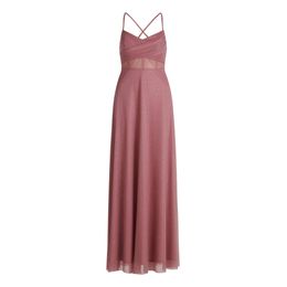 Vera Mont Abendkleid im Glitzer-Look Damen Gr&ouml;&szlig;e 36 ros&eacute; Winterkleid