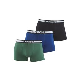 s.Oliver Boxershorts Herren Gr&ouml;&szlig;e XXL blau / gr&uuml;n / schwarz / wei&szlig;
