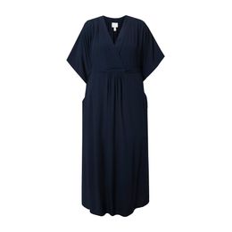 Ulla Popken Kleid Damen Gr&ouml;&szlig;e 58/60 marine Winterkleid
