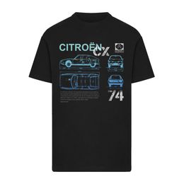 F4NT4STIC T-Shirt 'Citro&euml;n CX 74 Spec' Herren Gr&ouml;&szlig;e XL blau / mint / schwarz