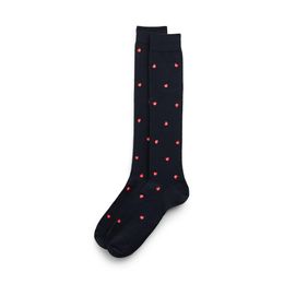 Iuman Intimissimi Uomo Socken 'Valentine' Herren Gr&ouml;&szlig;e 42/43 dunkelblau / rot / wei&szlig;
