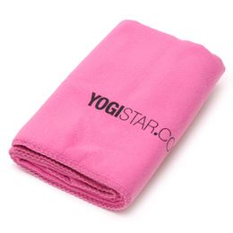 YOGISTAR.COM Yogatuch Yogi-mini-towel Herren Gr&ouml;&szlig;e 7 pink / schwarz