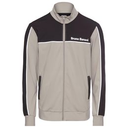 Bruno Banani Lm Sweatjacke Herren Gr&ouml;&szlig;e XL hellgrau / schwarz