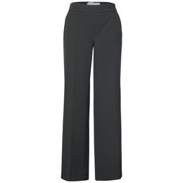 Street One Wide Leg Twill Hose Damen Gr&ouml;&szlig;e 46 graphit
