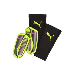 Puma Schienbeinschoner 'Ultra Flex' Herren Gr&ouml;&szlig;e M neongelb / pink / schwarz