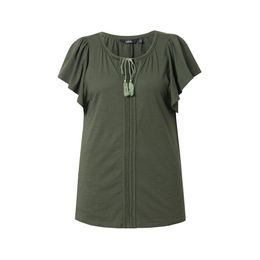 Ulla Popken Bluse Damen Gr&ouml;&szlig;e M/L tanne